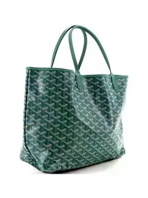 Goyard Saint Louis Coated Canvas Pm Tote Bag - Green