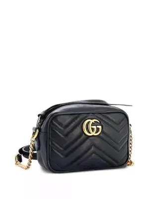 Gucci Gg Marmont Mini Crossbody Bag - Black