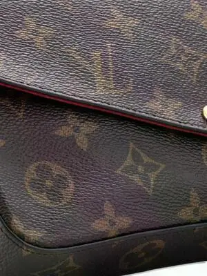 LOUIS VUITTON Felicie Pochette Monogram Canvas - Brown