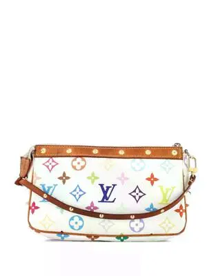 LOUIS VUITTON Pochette Accessoires Monogram Multicolor Clutch Bag