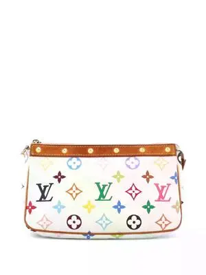 LOUIS VUITTON Pochette Accessoires Monogram Multicolor Clutch Bag