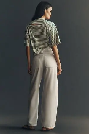 DL1961 Taylor High-rise Relaxed Barrel Jeans - White