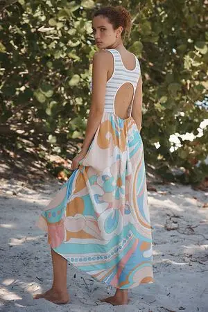 CELANDINE Al Fresco Sleeveless Maxi Dress