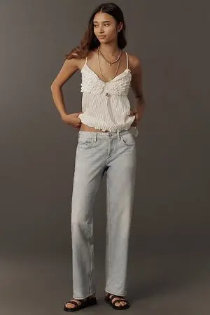 Rag & Bone Miramar Saige Low-rise Straight Leg Jeans - Aria