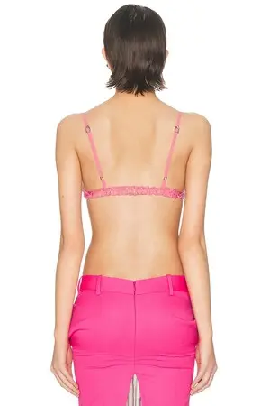 Attico Bow Lace Bra