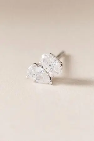 FINE DIAMONDS BY ANTHROPOLOGIE WEDDINGS Toi Et Moi Lab Diamond Post Earrings