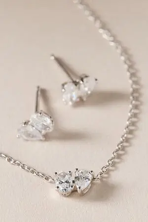 FINE DIAMONDS BY ANTHROPOLOGIE WEDDINGS Toi Et Moi Lab Diamond Post Earrings