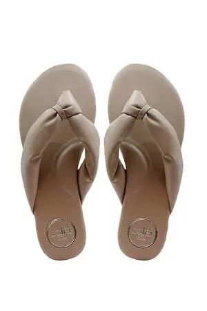 SOLEI SEA Gigi Flip-flop Sandals With Knotted Detailing