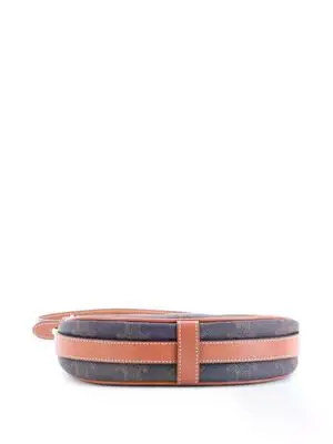 Celine Ava Bag Triomphe Coated Canvas Mini Shoulder Bag - Brown
