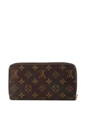 LOUIS VUITTON Zippy Wallet Monogram Canvas Small Wallets - Brown