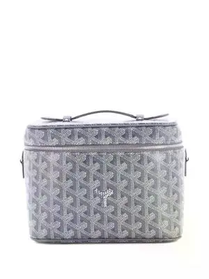 Goyard Muse Vanity Case Coated Canvas Pouch - Grey