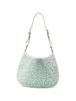 Prada Cleo Crystal Embellished Small Crossbody Bag