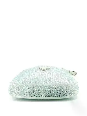 Prada Cleo Crystal Embellished Small Crossbody Bag