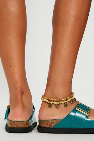 BIRKENSTOCK Arizona Droplet Buckle Sandals - Dark Teal
