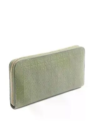 Loewe 2000s Repeat Anagram Zip Long Wallet