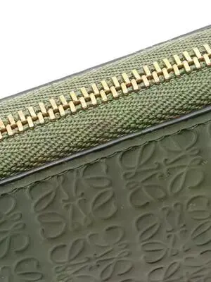 Loewe 2000s Repeat Anagram Zip Long Wallet