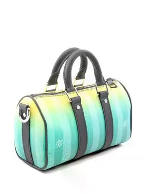 LOUIS VUITTON 2021 Xs Keepall Striped Tote - Green