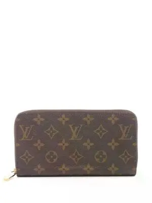 LOUIS VUITTON Zippy Monogram Round Wallet - Brown