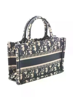Dior 2010s Mini Book Tote Bag - Blue