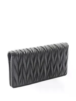 Miu Miu Bi-fold Leather Wallet