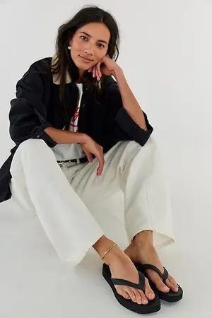 Velour Slip On Sandals For Women