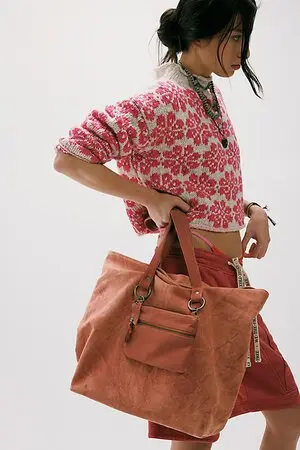 Free People Calla Convertible Tote Bag - Red