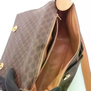 Celine Macadam Shoulder Bag - Brown