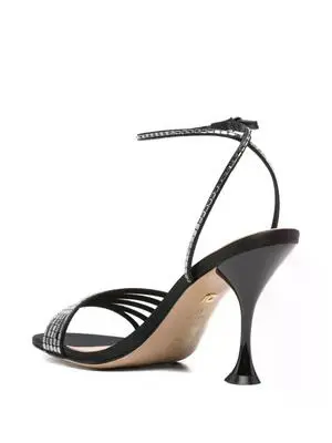 Lola Cruz Embellished Strap Sandals