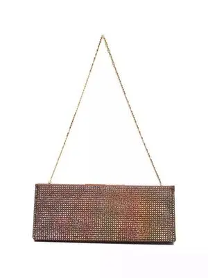 Lola Cruz Chain-strap Clutch Bag - Brown