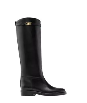 Massimo Dutti Leather Riding Boots