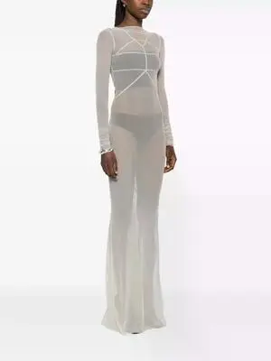Rick Owens Temple Panelled Maxi Dress