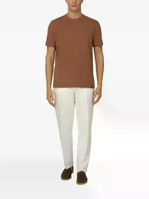 Boggi Milano Round-neck T-shirt - Brown