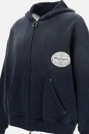 WOOYOUNGMI Cotton Full-zip Hoodie - Blu