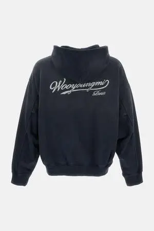 WOOYOUNGMI Cotton Full-zip Hoodie - Blue