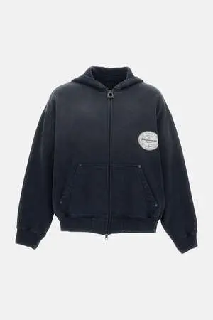 WOOYOUNGMI Cotton Full-zip Hoodie - Blue