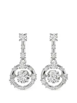 SWAROVSKI Constella Crystal-embellished Drop Earrings - Silver