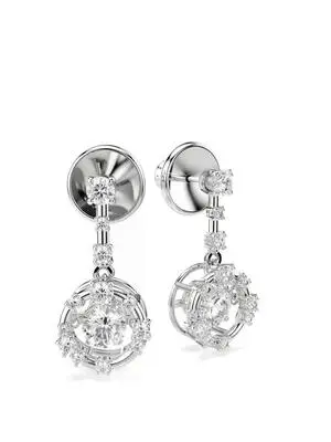 SWAROVSKI Constella Crystal-embellished Drop Earrings - Silver