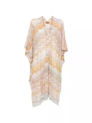 Missoni Chevron-pattern Scarf - Neutrals