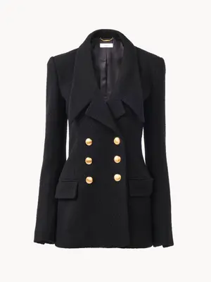 Chloé Double-breasted Tailored Jacket - Black