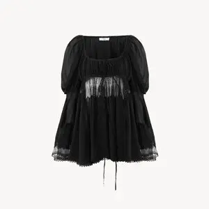 Chloe Scoop Neck Blouses