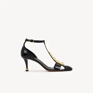Chloé Cleia Heeled Sandals - Black