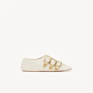Chloé Susanna Flat - Eggshell