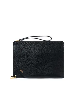 Chloé Spin Zipped Pouch - Black