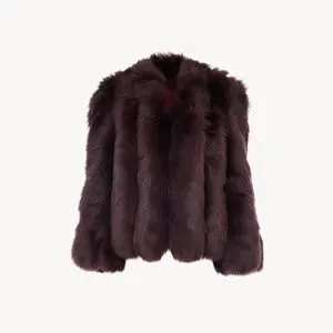 Chloé Oversized Shearling Short Coat - Winter Bloom