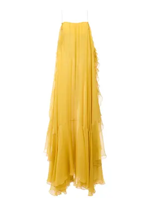 Chloé Sleeveless Long Dress - Mustard