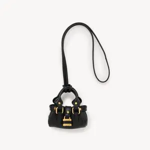 Chloé Symbols Mini Paddington Bag Charm - Black