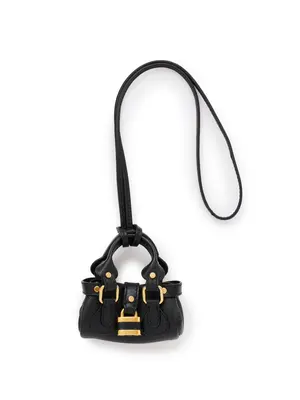 Chloé Symbols Mini Paddington Bag Charm - Black