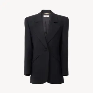 Chloé Oversized Tailored Crêpe Jacket