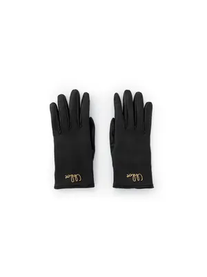 Chloé Leather Gloves - Black