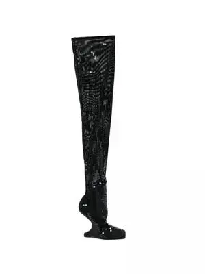 Rick Owens Sequin Embellished Boots
